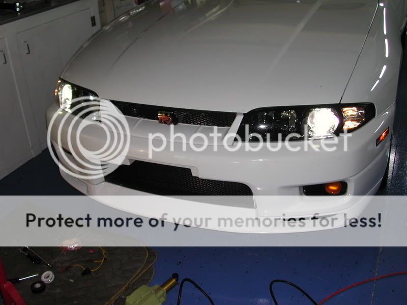 R33 headlight removal and HID reinstall | GTR Forum
